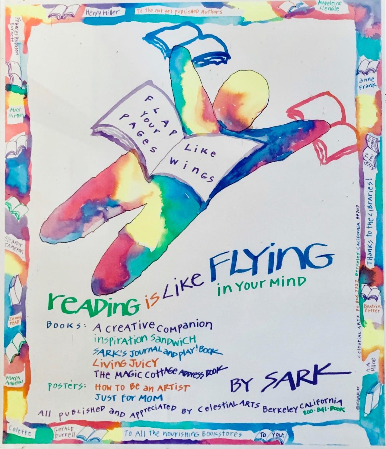 Reading is Like Flying in Your Mind - SARK